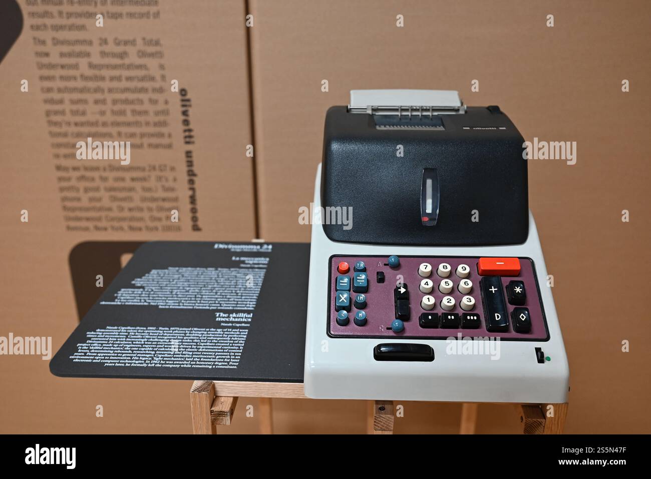 Milan, . 14th Jan, 2025. Milan, Italy Olivetti. Men, projects and ...