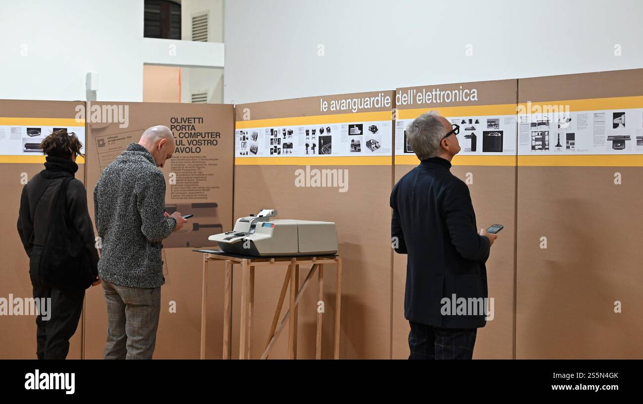 Milan, Italy Olivetti. Men, projects and products retrospective ...