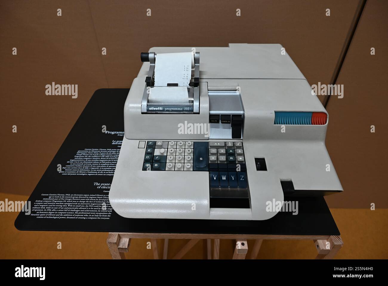 Milan, . 14th Jan, 2025. Milan, Italy Olivetti. Men, projects and products retrospective ...