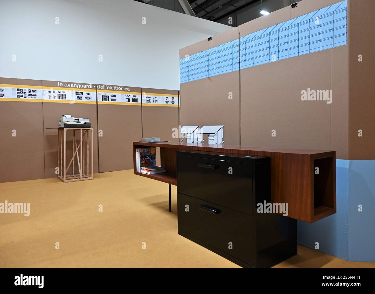 Milan, . 14th Jan, 2025. Milan, Italy Olivetti. Men, projects and ...