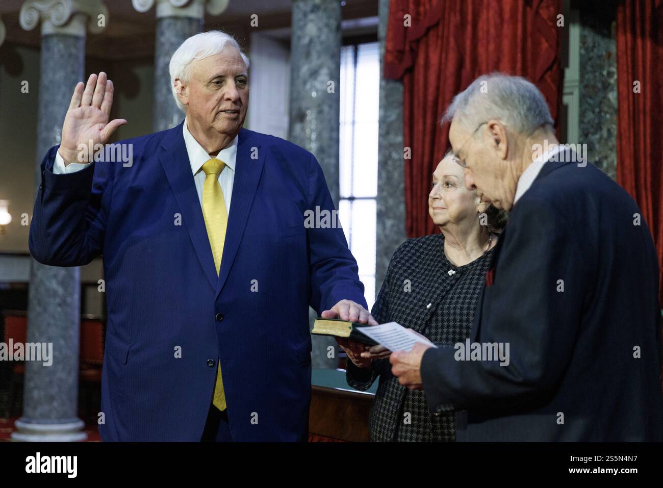 Washington, United States. 14th Jan, 2025. Senator Jim Justice (R-WV ...