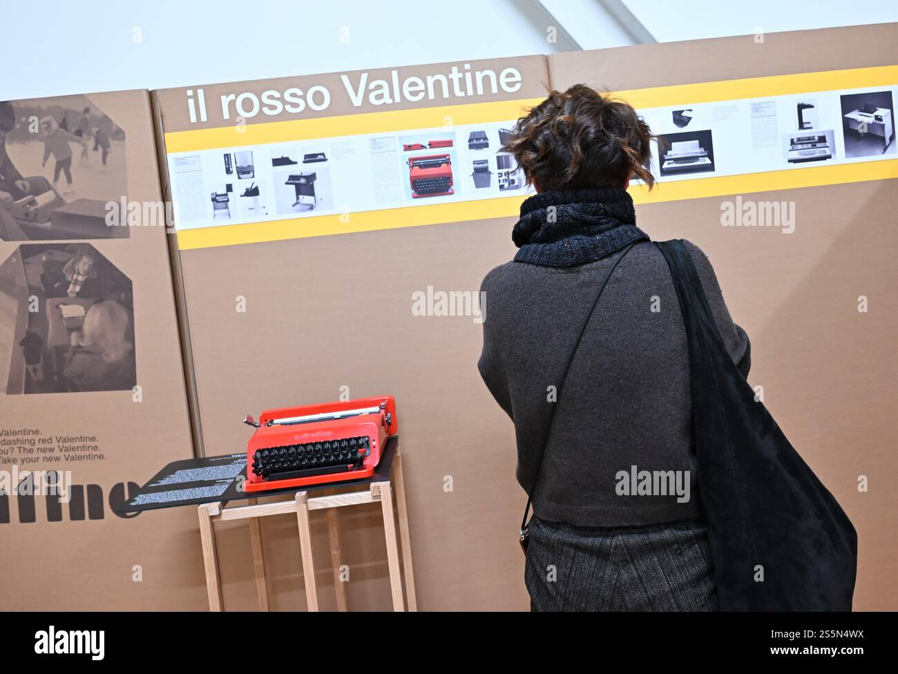 Milan, . 14th Jan, 2025. Milan, Italy Olivetti. Men, projects and ...