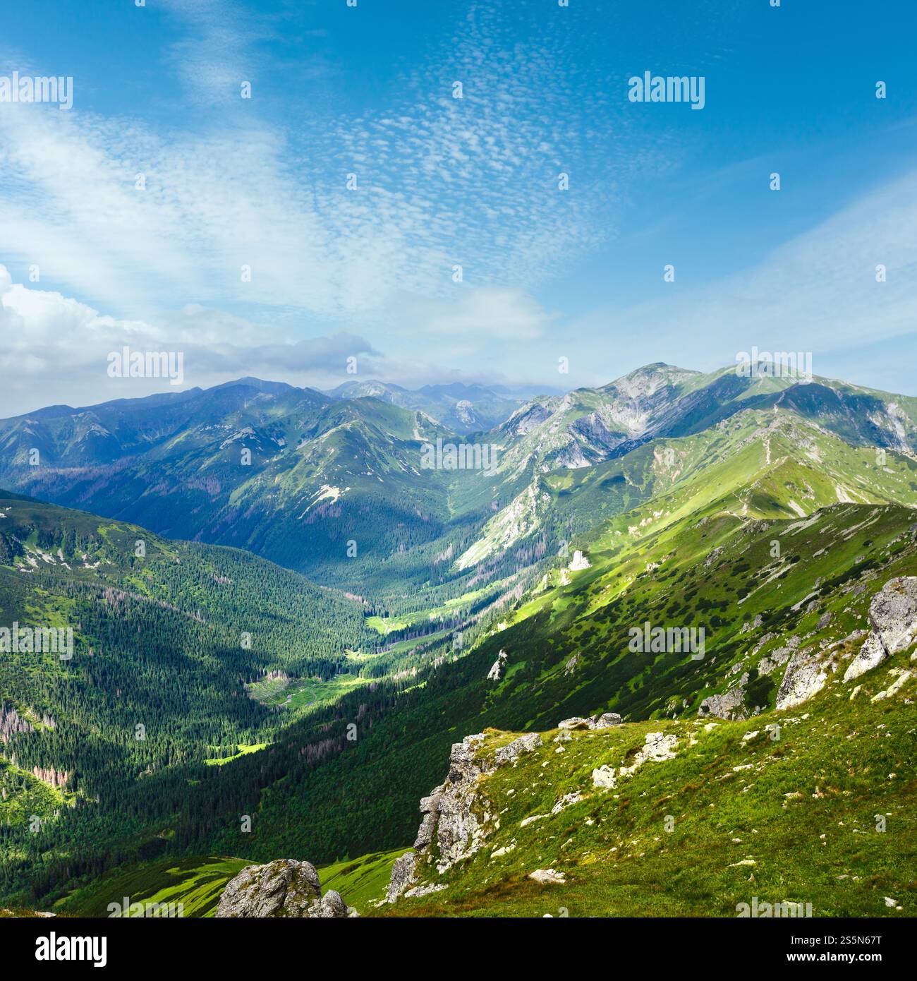 Tatra Mountain, Poland, view from Kasprowy Wierch mount Stock Photo - Alamy
