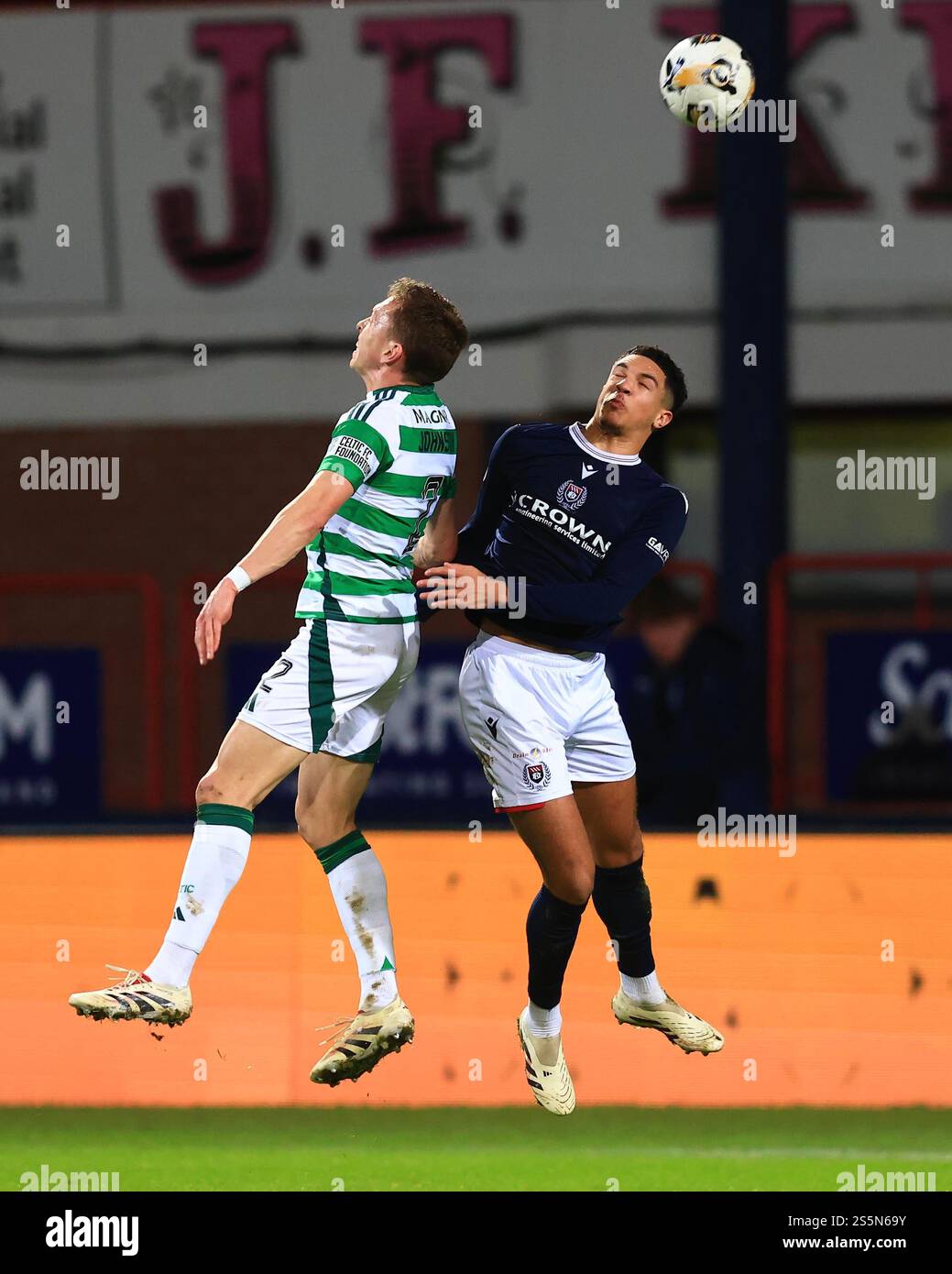 Dens Park, Dundee, UK. 14th Jan, 2025. Scottish Premiership Football ...