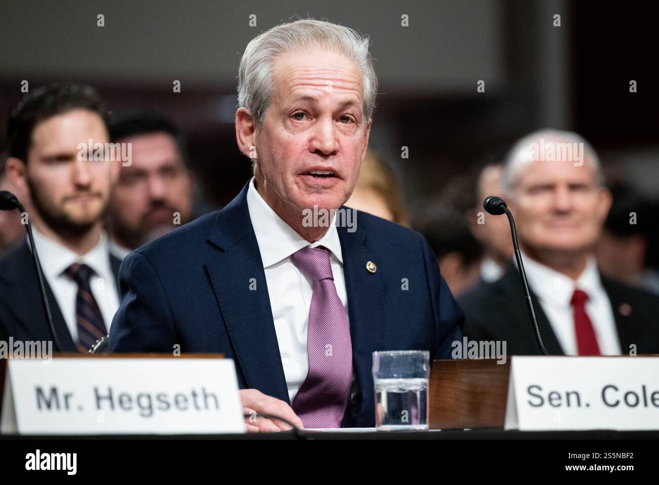 Washington, United States. 14th Jan, 2025. Former Senator Norm Coleman ...