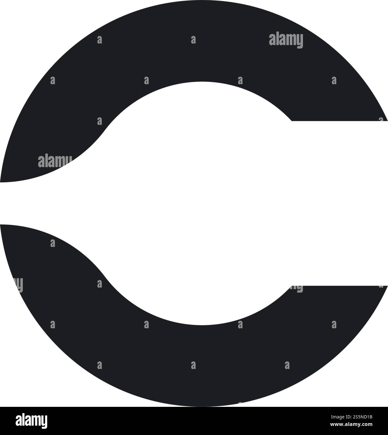 C Letter Alphabet font logo vector design Stock Vector Image & Art - Alamy