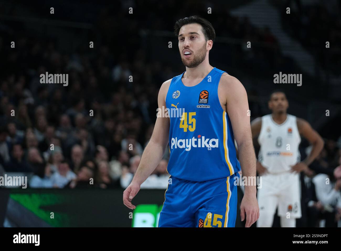 Madrid, Spain. 14th Jan, 2025. Tamir Blatt of Maccabi Tel Aviv during the Turkish Airlines ...