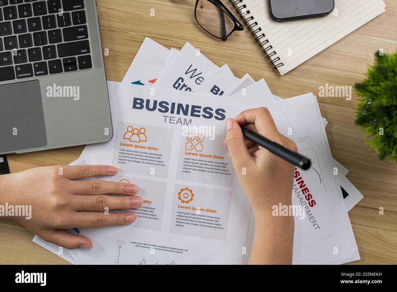 Top view papers quarantine hi-res stock photography and images - Alamy