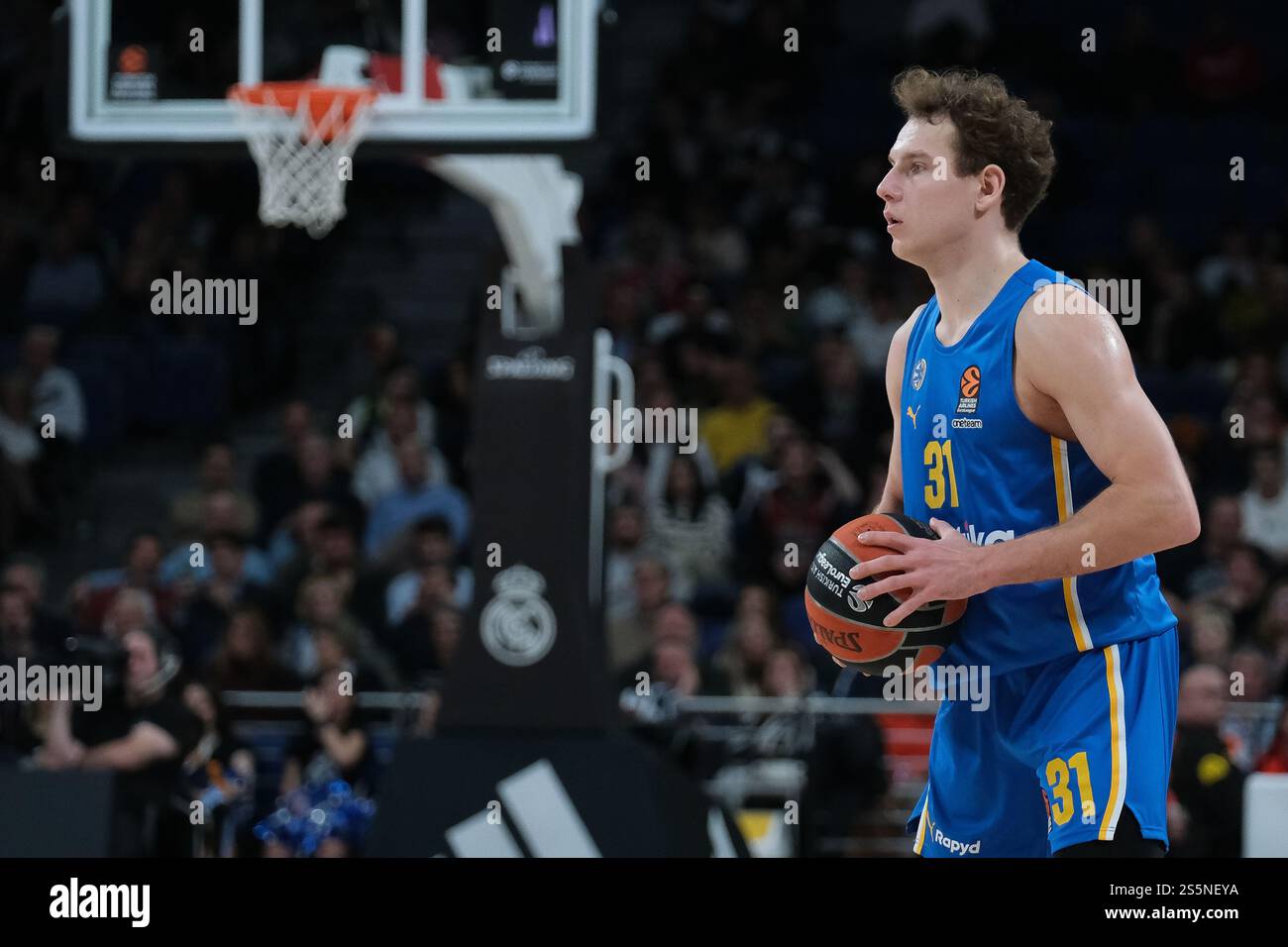 Rokas Jokubaitis of Maccabi Tel Aviv during the Turkish Airlines ...