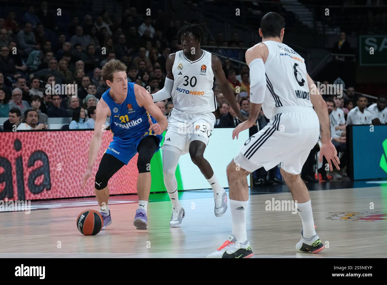 Rokas Jokubaitis of Maccabi Tel Aviv during the Turkish Airlines ...