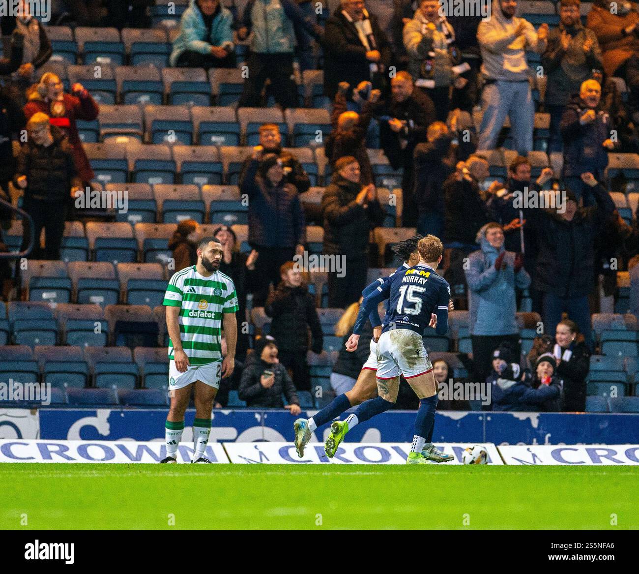 Dens Park, Dundee, UK. 14th Jan, 2025. Scottish Premiership Football ...