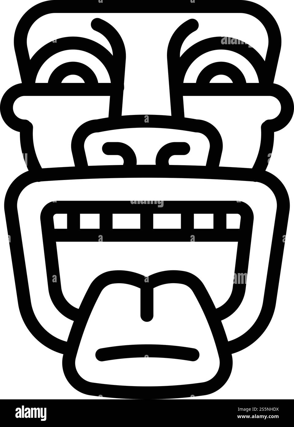 God idol icon. Outline god idol vector icon for web design isolated on ...