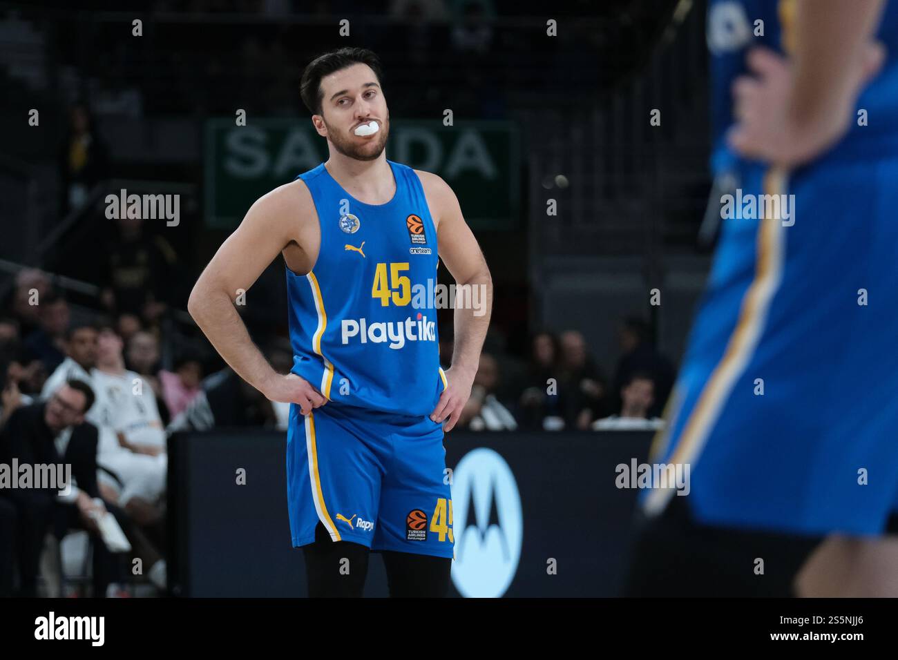 Madrid, Spain. 14th Jan, 2025. Tamir Blatt of Maccabi Tel Aviv during the Turkish Airlines ...