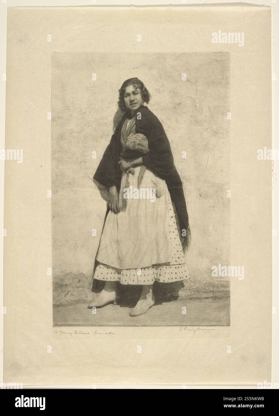 A Young Gitana in Granada; image by Scottish photographer James Craig ...