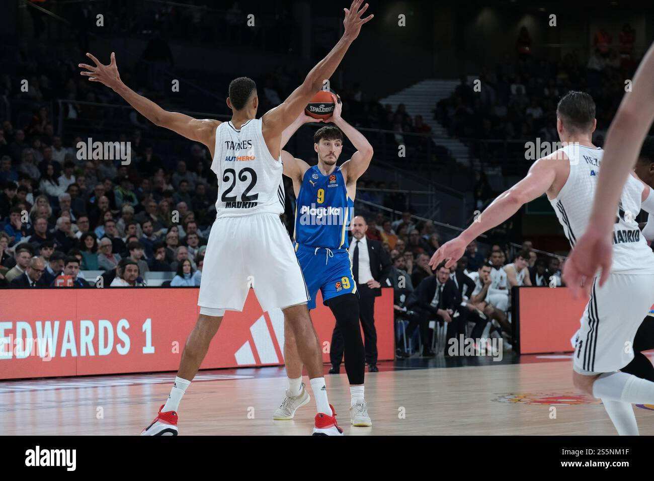 Madrid, Spain. 14th Jan, 2025. Roman Sorkin of Maccabi Tel Aviv during the Turkish Airlines ...