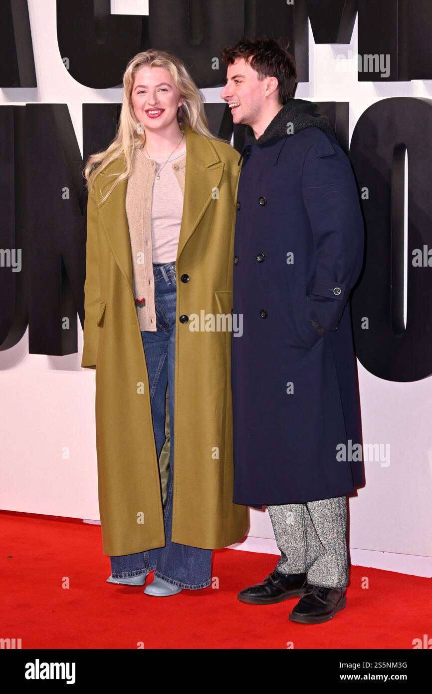 London, UK. 14th Jan, 2025. Anais Gallagher and Isaac Gryn at A ...