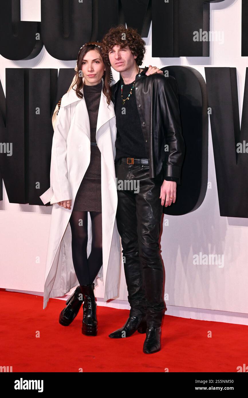 London, UK - 14th January 2025 Ellie Rose Pritchard and Luke Pritchard ...