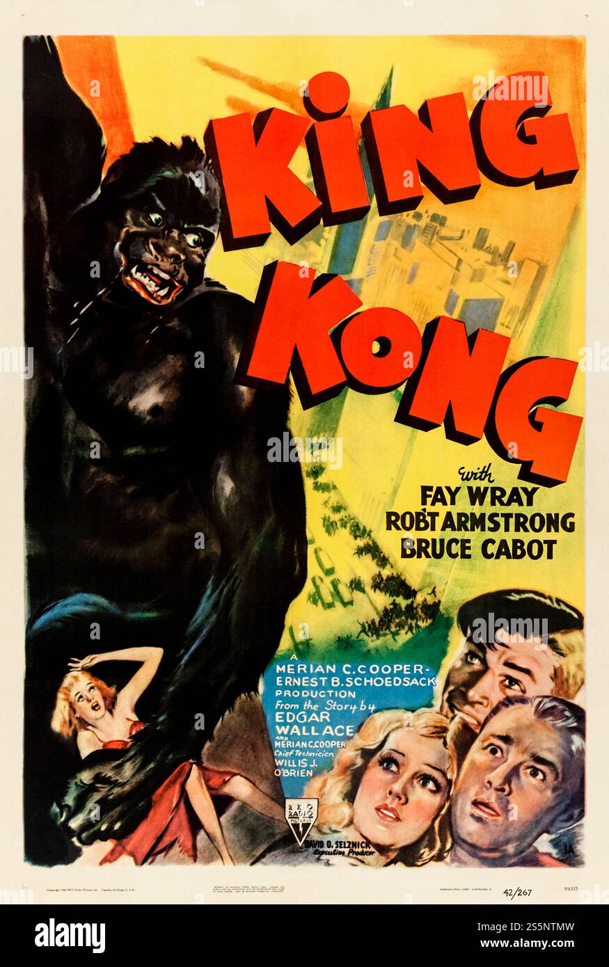 Fay Wray King Kong Poster King Kong Fay Wray Bruce Cabot 1933. Movie