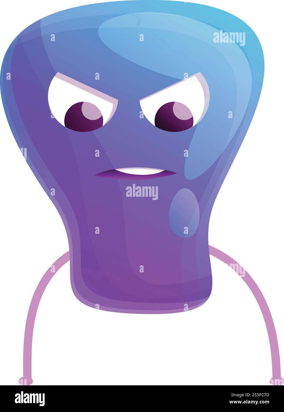 Hungry bacteria icon. Cartoon of hungry bacteria vector icon for web ...