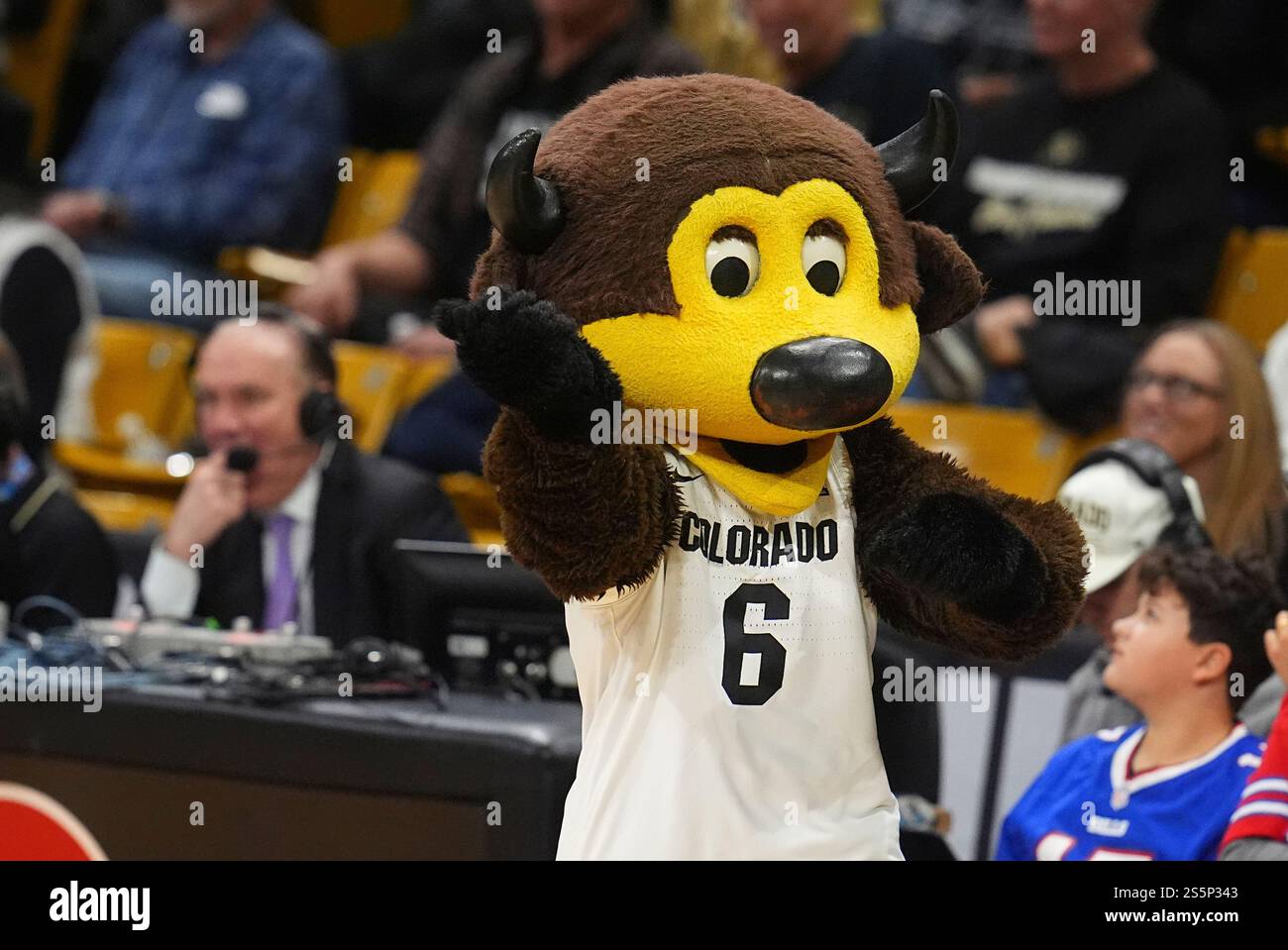 Colorado mascot Chip performs in the second half of an NCAA college ...