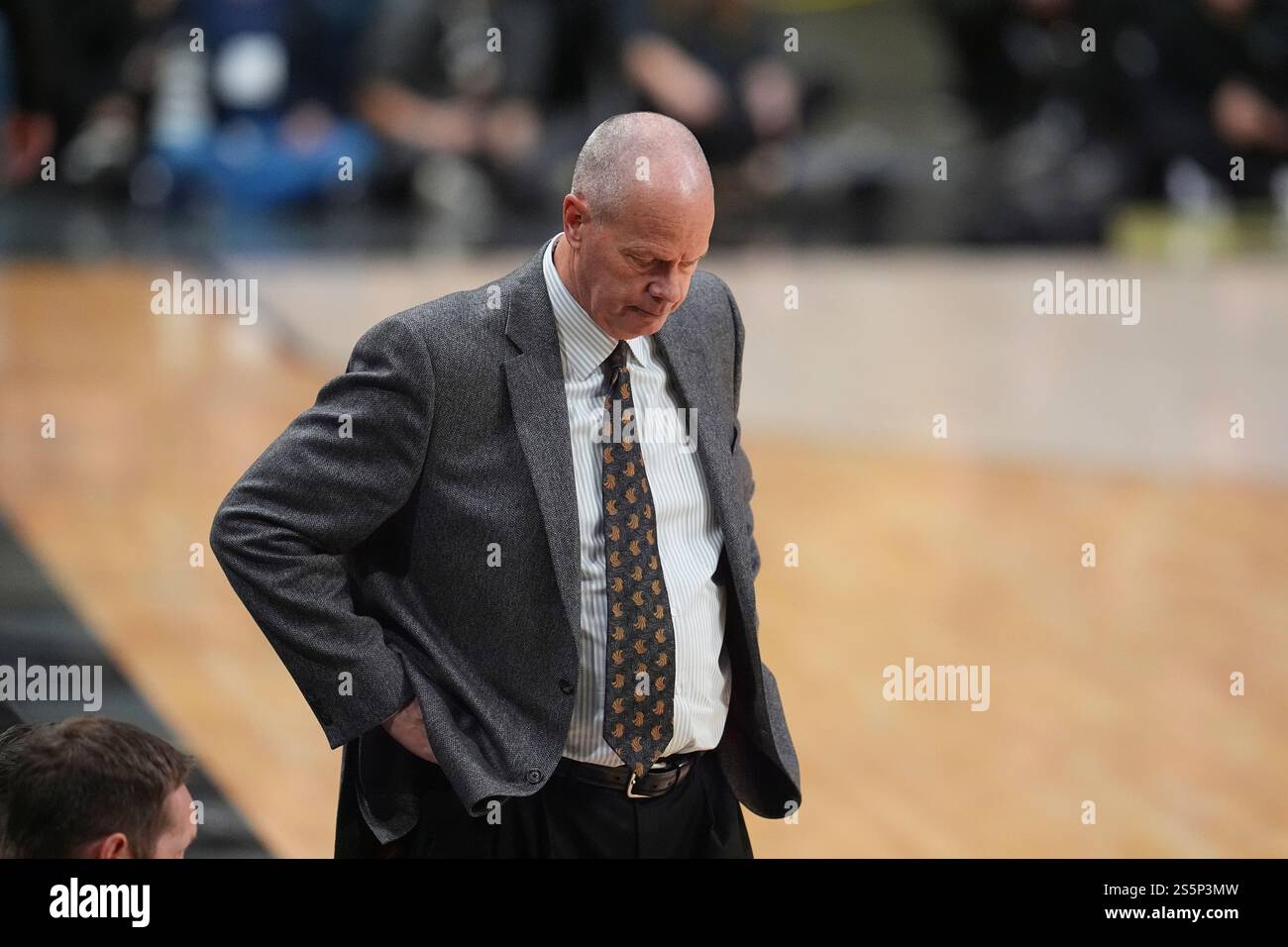 Colorado head coach Tad Boyle in the second half of an NCAA college ...