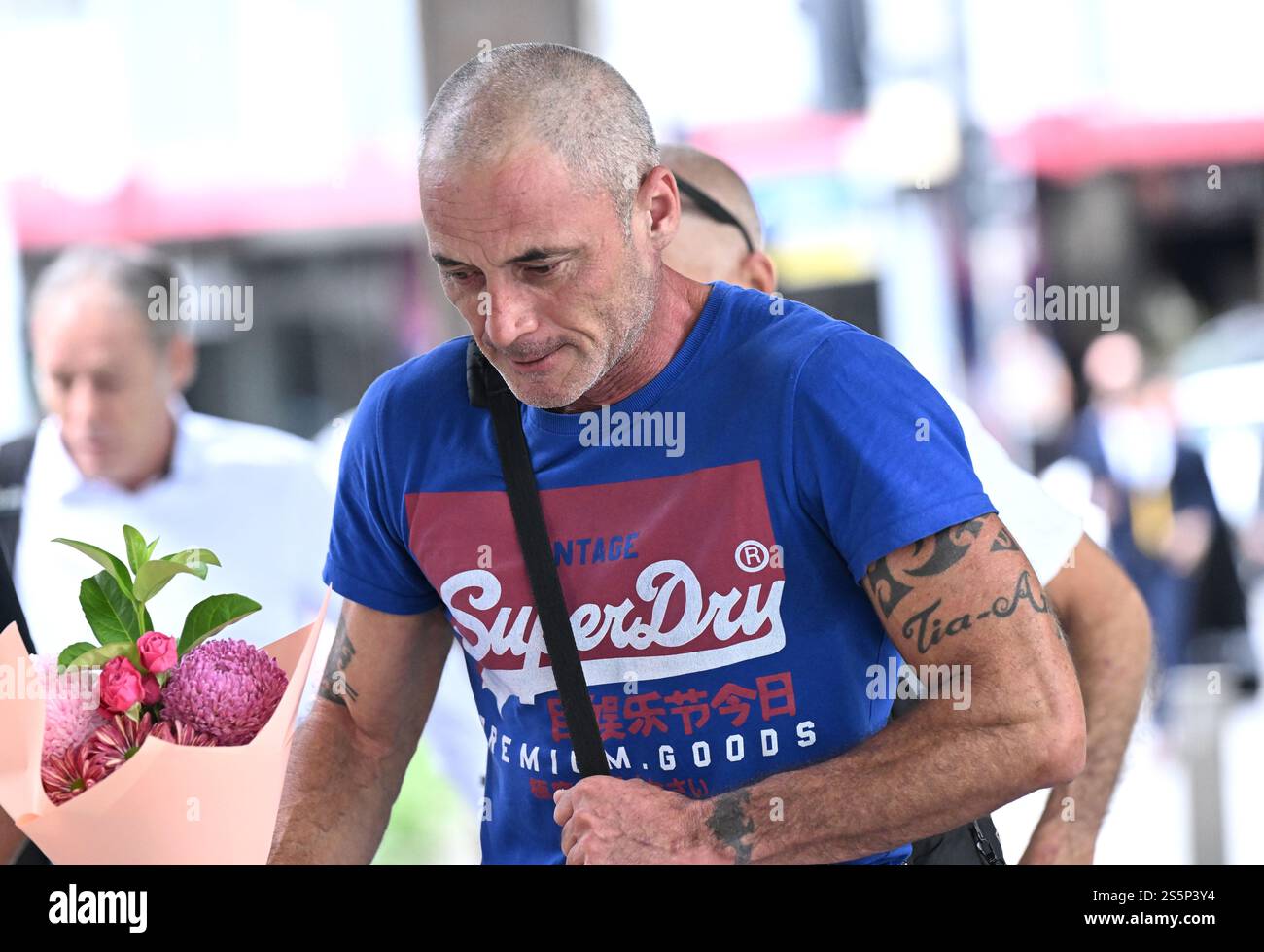 Alistair Cameron, father of alleged victim Tia Cameron is seen outside ...