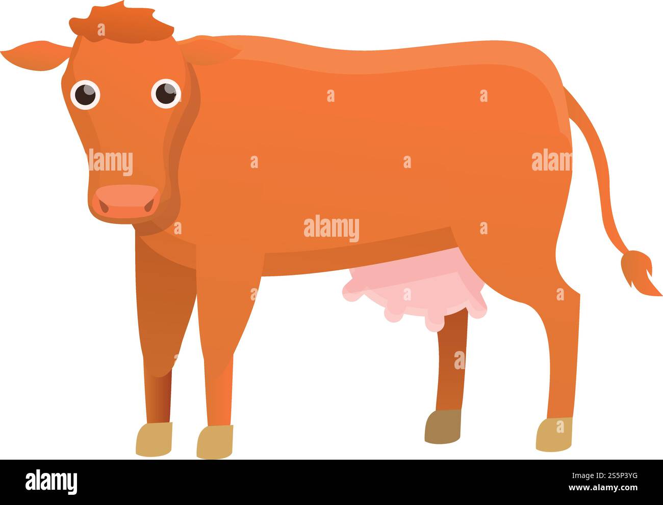 Funny cow icon. Cartoon of funny cow vector icon for web design ...