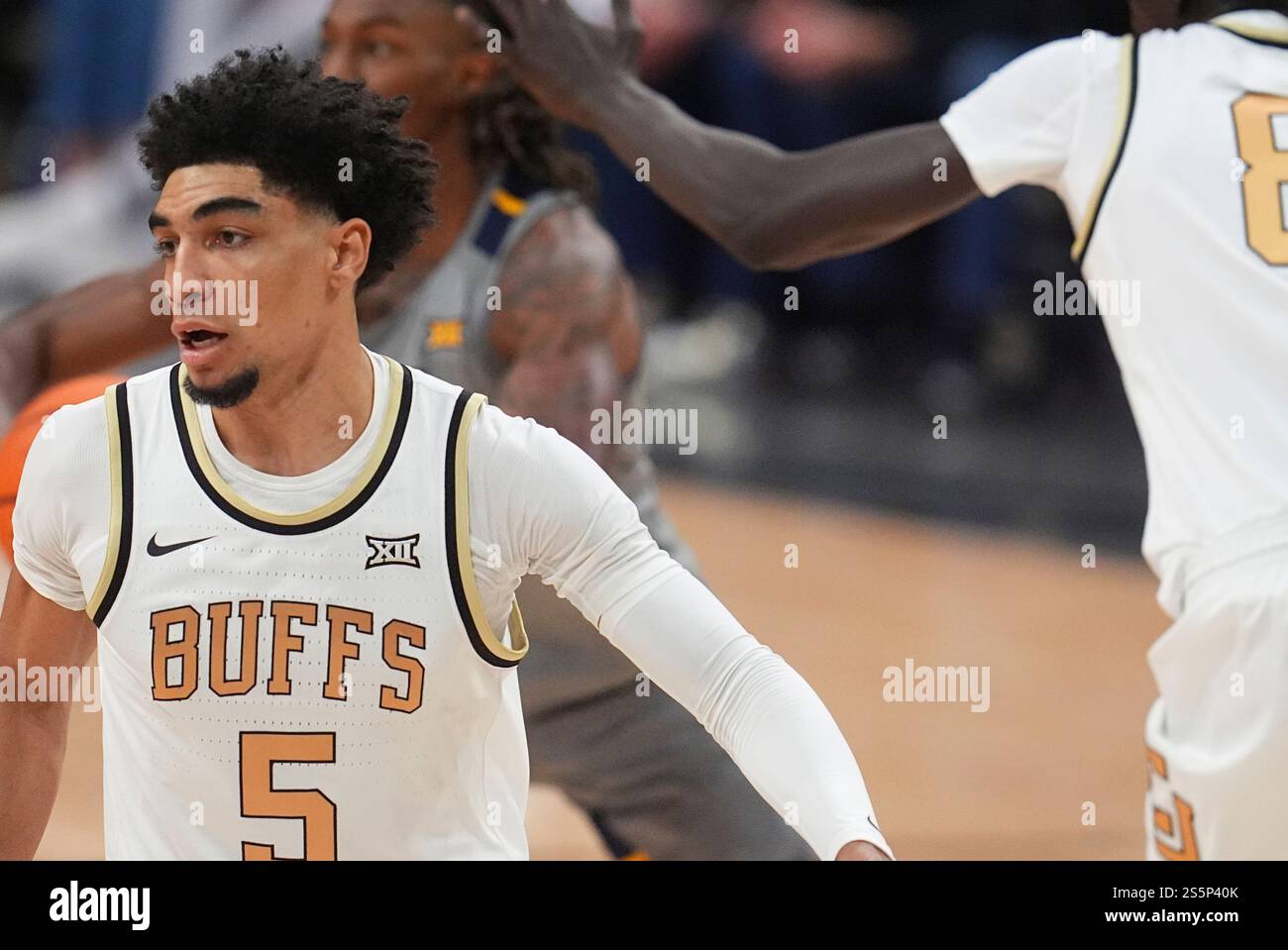 Colorado guard RJ Smith (5) in the first half of an NCAA college ...