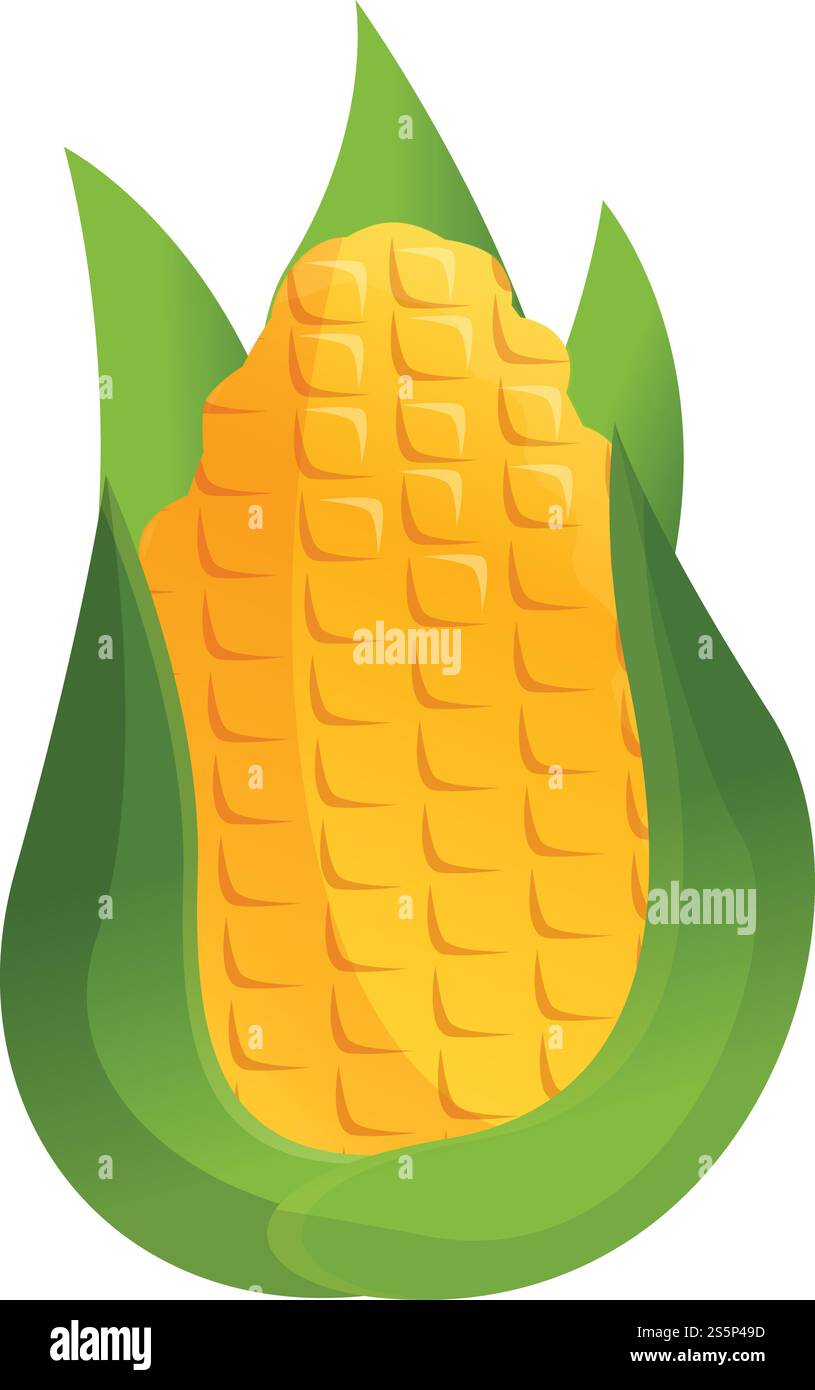 Growing corn icon. Cartoon of growing corn vector icon for web design ...