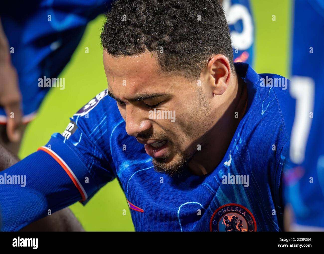 London, England, 14th January 2025. Chelsea defender Levi Colwill (6 ...
