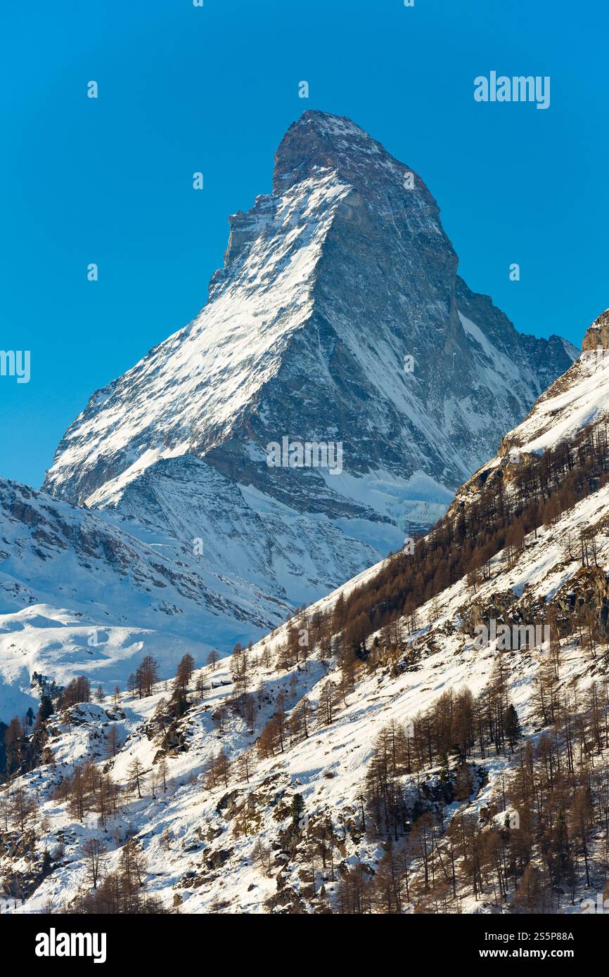 Majestic view of Matterhorn in Switzerland Stock Photo - Alamy