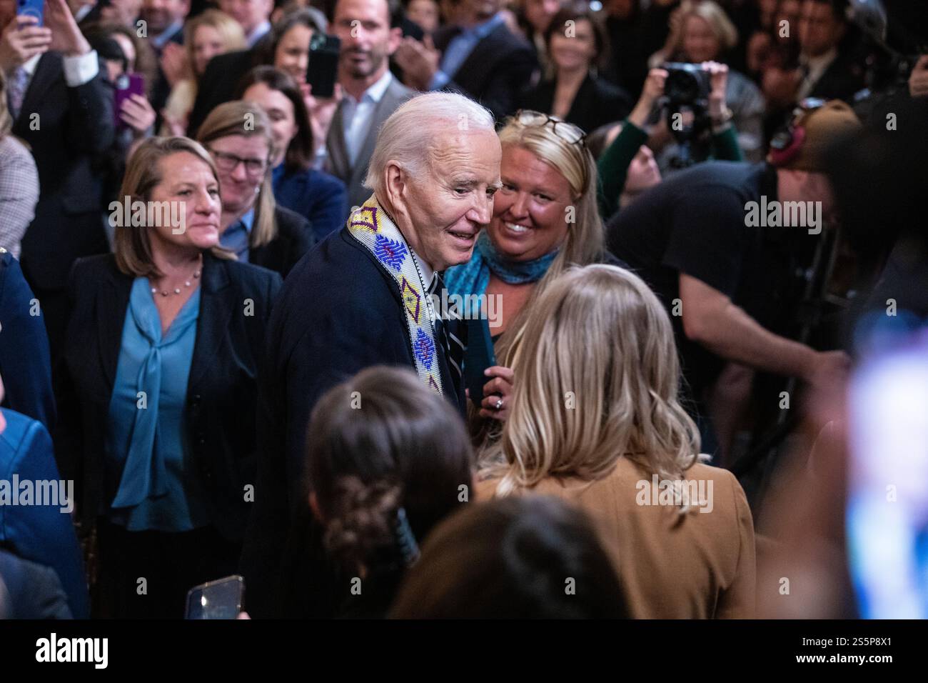 Washington, United States. 14th Jan, 2025. President Joe Biden departs ...