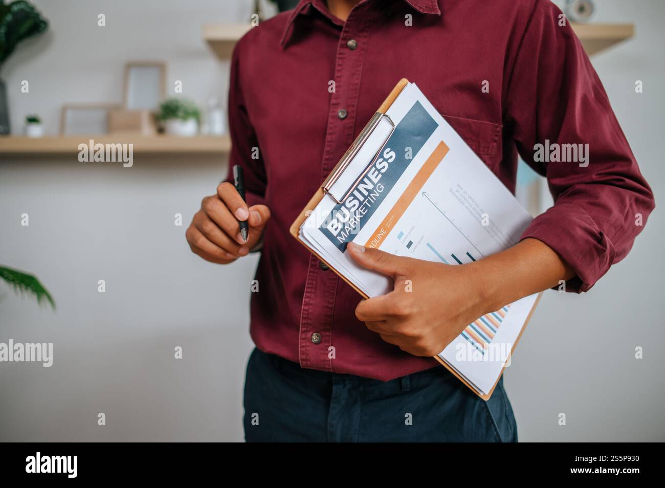 Serious male employees work hi-res stock photography and images - Alamy