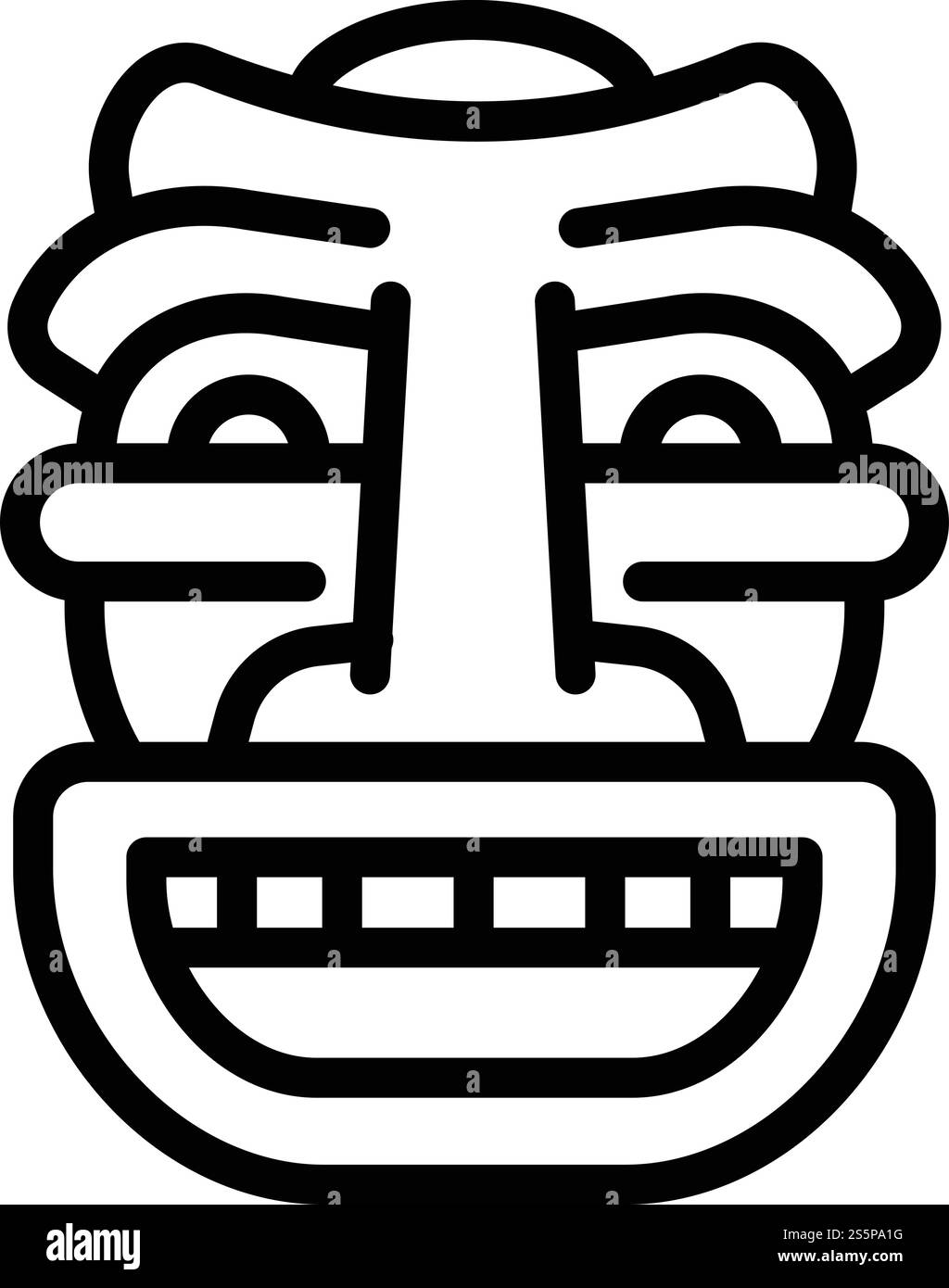 Ritual idol icon. Outline ritual idol vector icon for web design ...