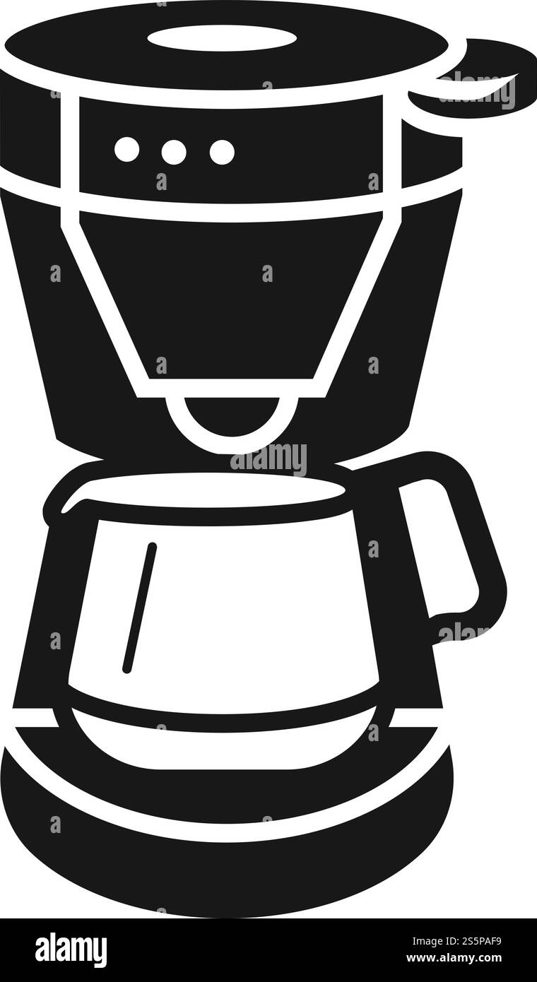 Electric coffee machine icon. Simple illustration of electric coffee ...
