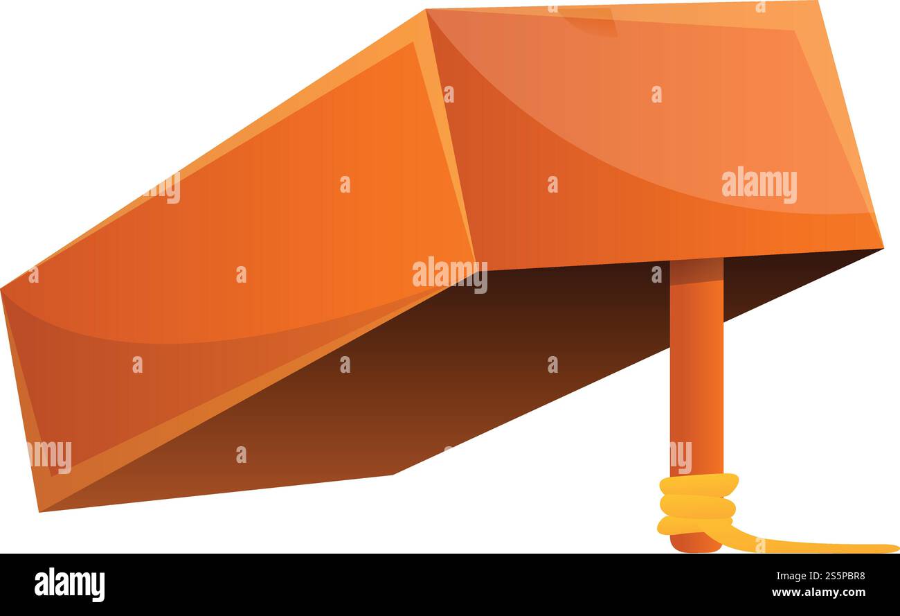 Carton box trap icon. Cartoon of carton box trap vector icon for web ...