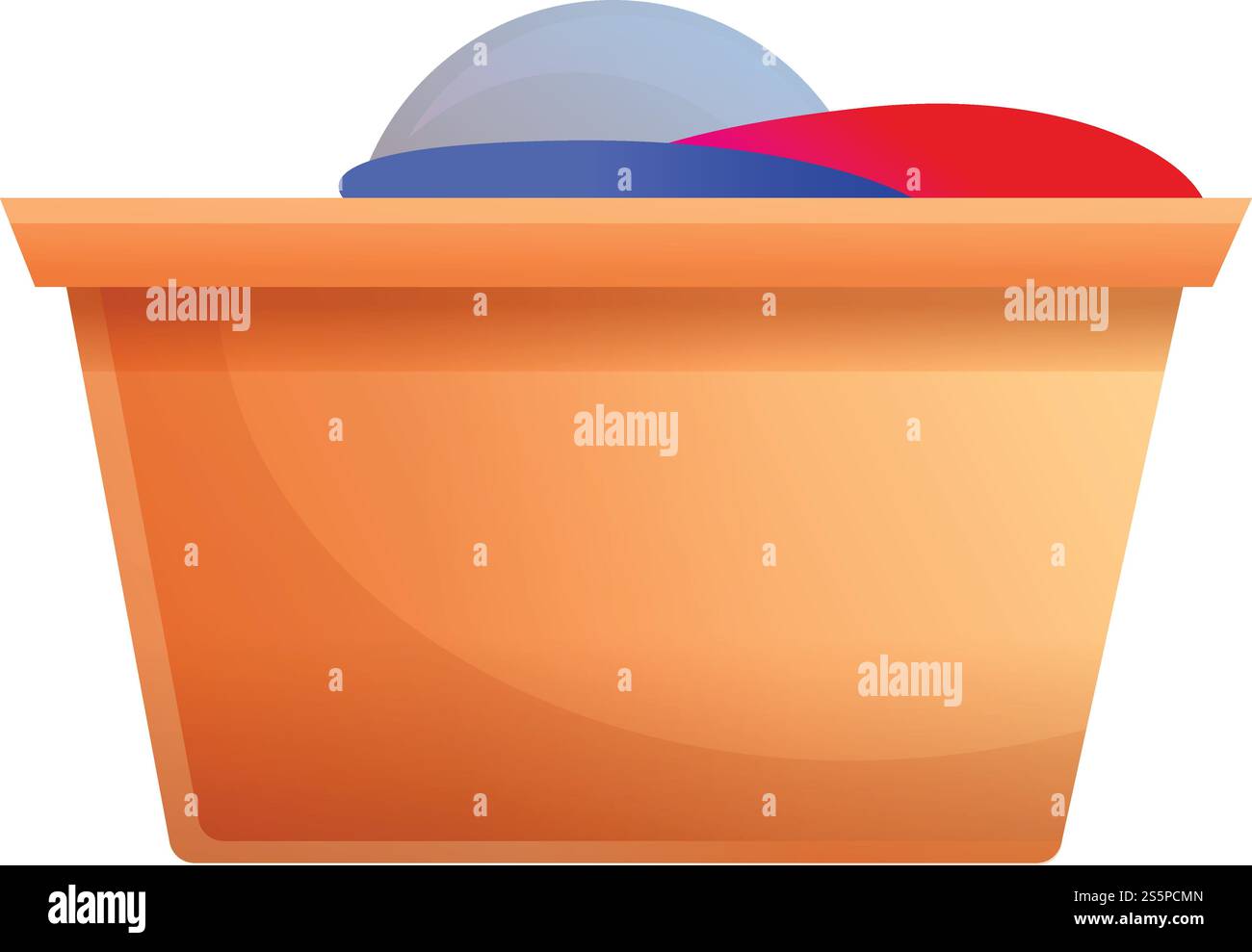 Donation clothes box icon. Cartoon of donation clothes box vector icon ...