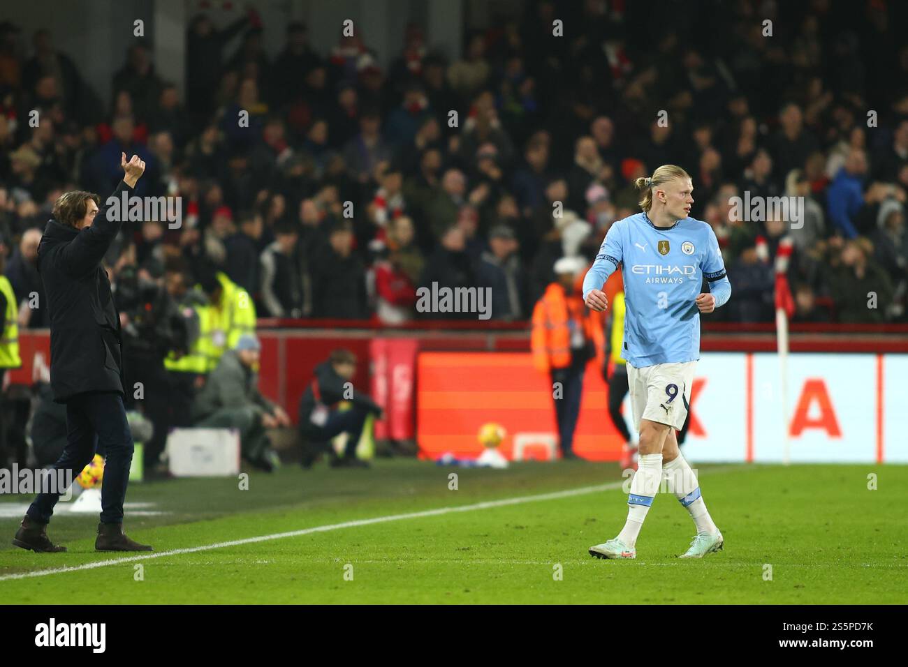 London, UK. 14th Jan, 2025. London, England, January 14th 2025: Erling ...