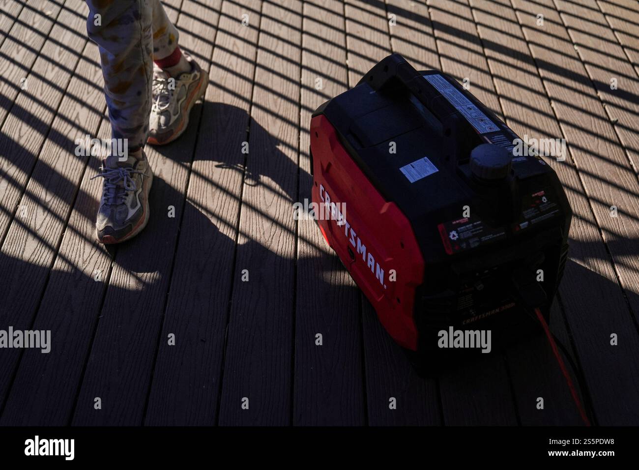 Kaylin Johnson, whose home is one of the few that survived the Eaton ...