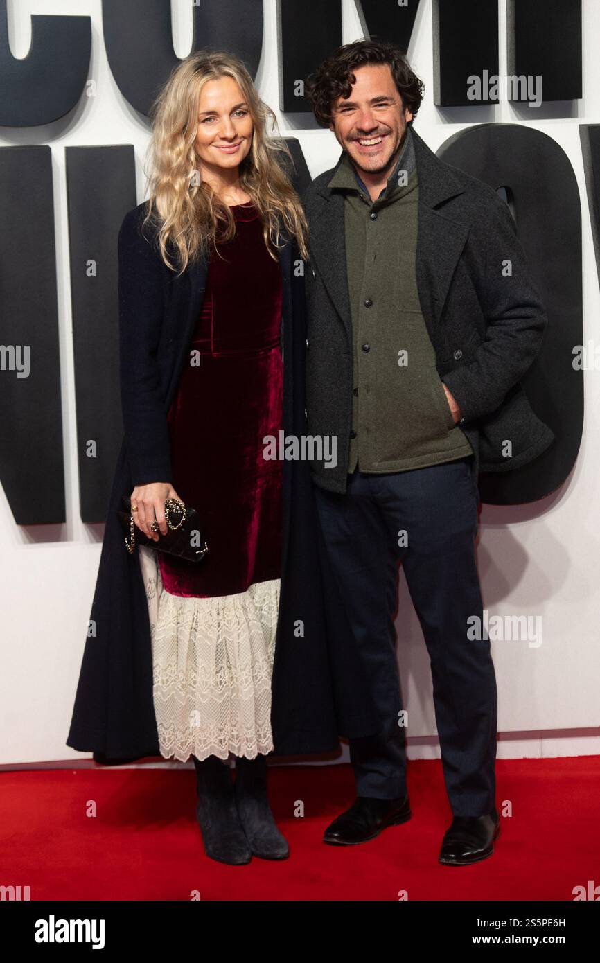 London, UK. 14 Jan, 2025. Pictured: Jack Savoretti and partner Jemma ...