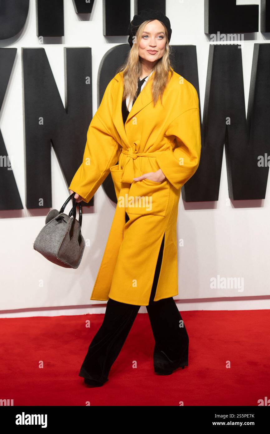 London, UK. 14 Jan, 2025. Pictured: Laura Whitmore (wearing Loewe and a ...