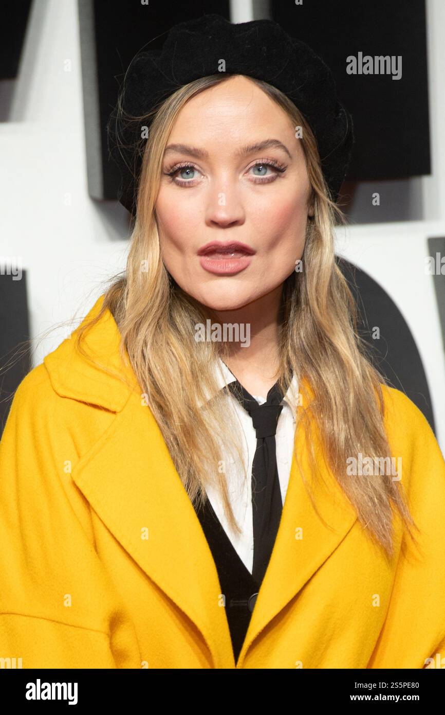 London, UK. 14 Jan, 2025. Pictured: Laura Whitmore (wearing Loewe and a ...