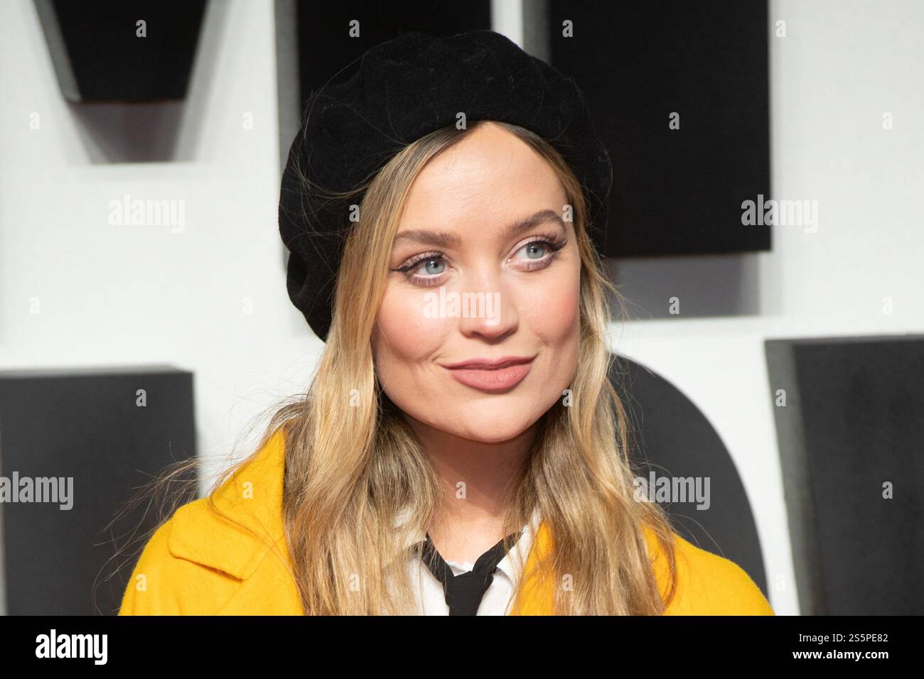 London, UK. 14 Jan, 2025. Pictured: Laura Whitmore (wearing Loewe and a Vivienne Westwood ...