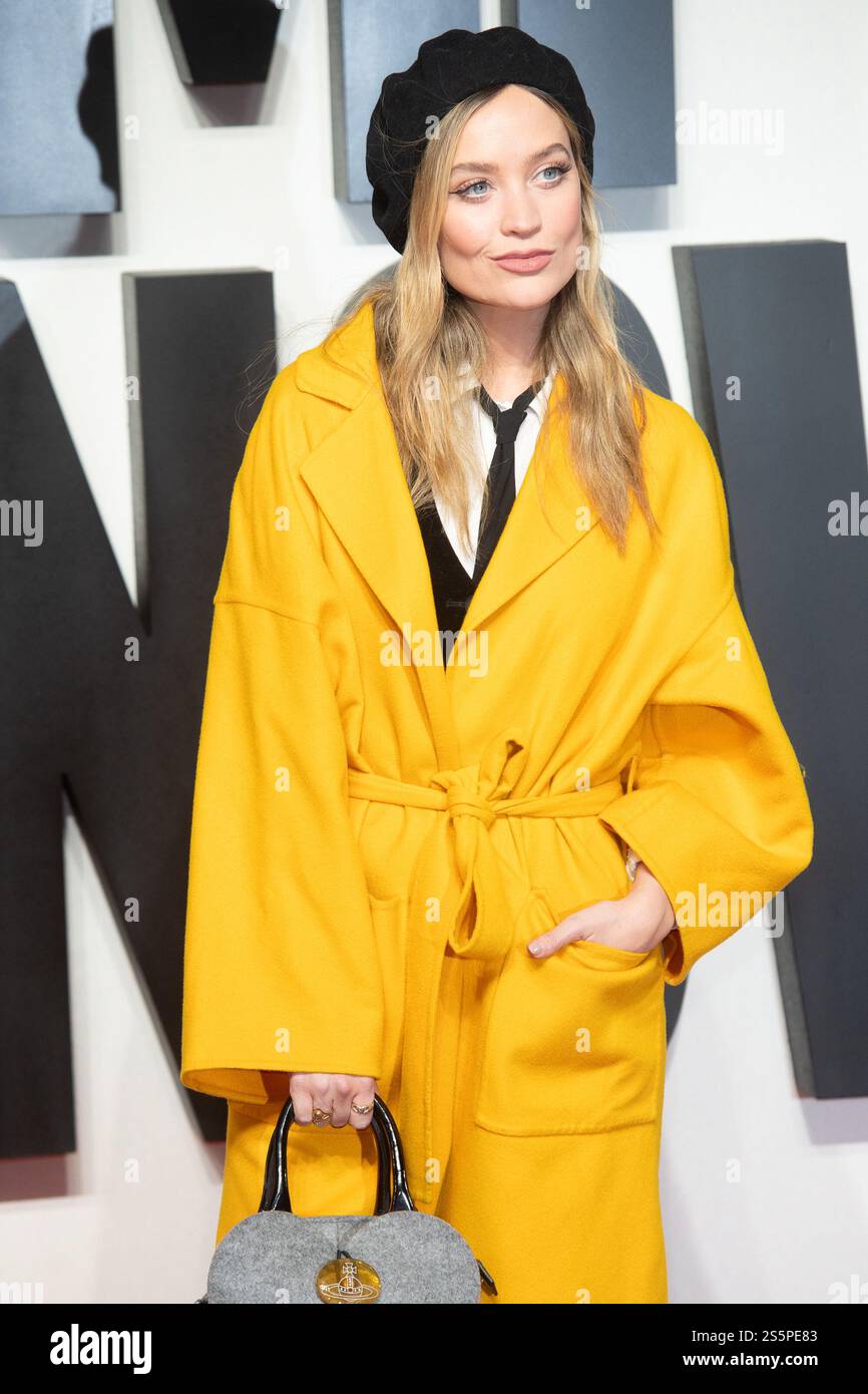 London, UK. 14 Jan, 2025. Pictured: Laura Whitmore (wearing Loewe and a ...