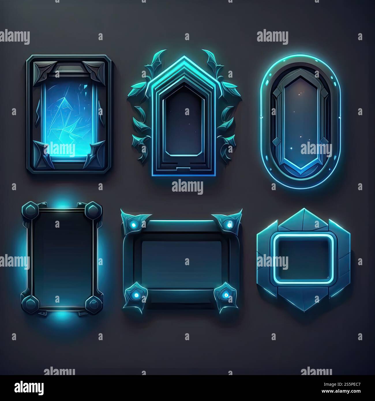 Board Rectangle Frame Game Ai Generated Ui Design Interface Background Gui Board Rectangle
