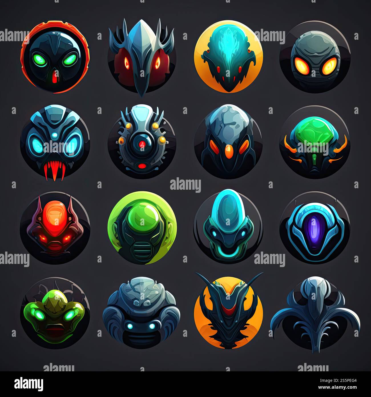 character alien space avatar ai generated. universe extraterrestrial ...