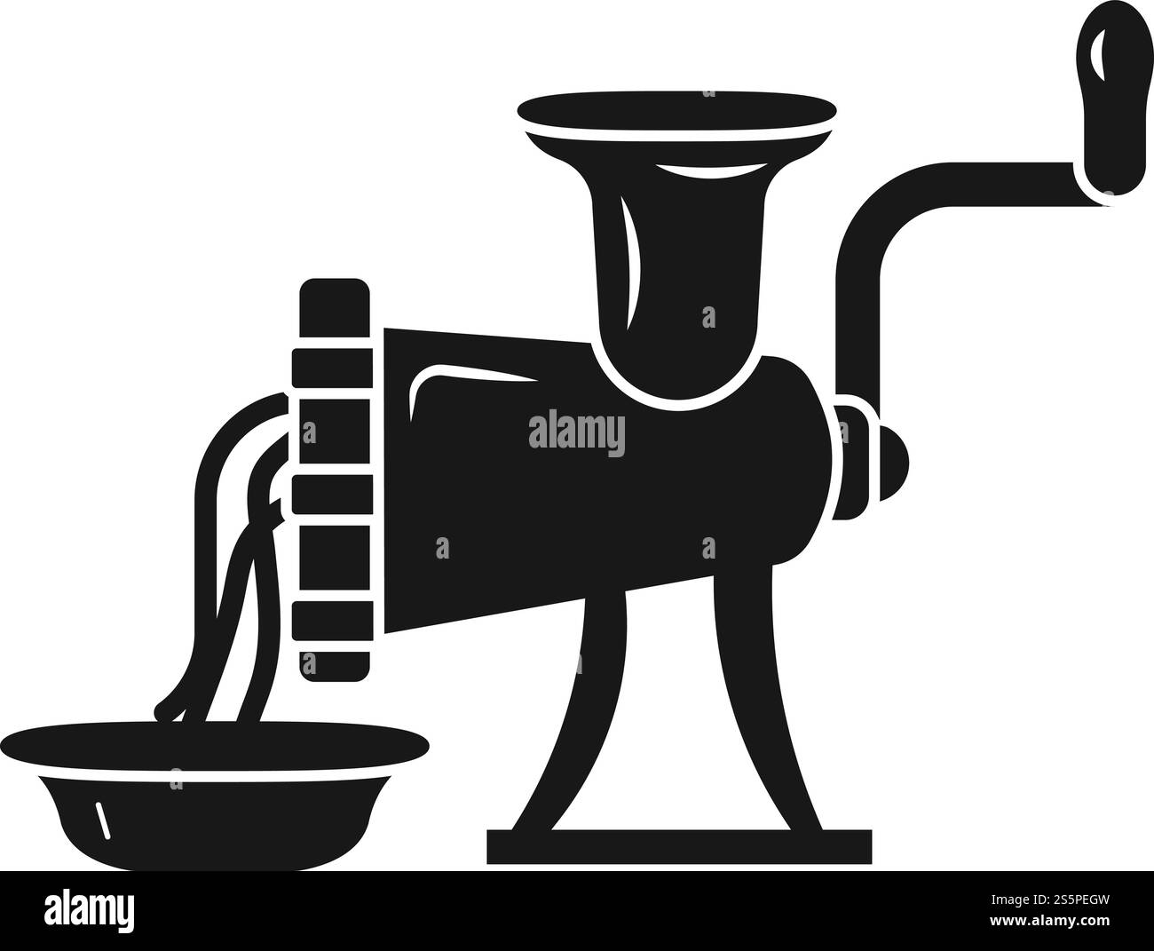 Meat grinder icon. Simple illustration of meat grinder vector icon for ...