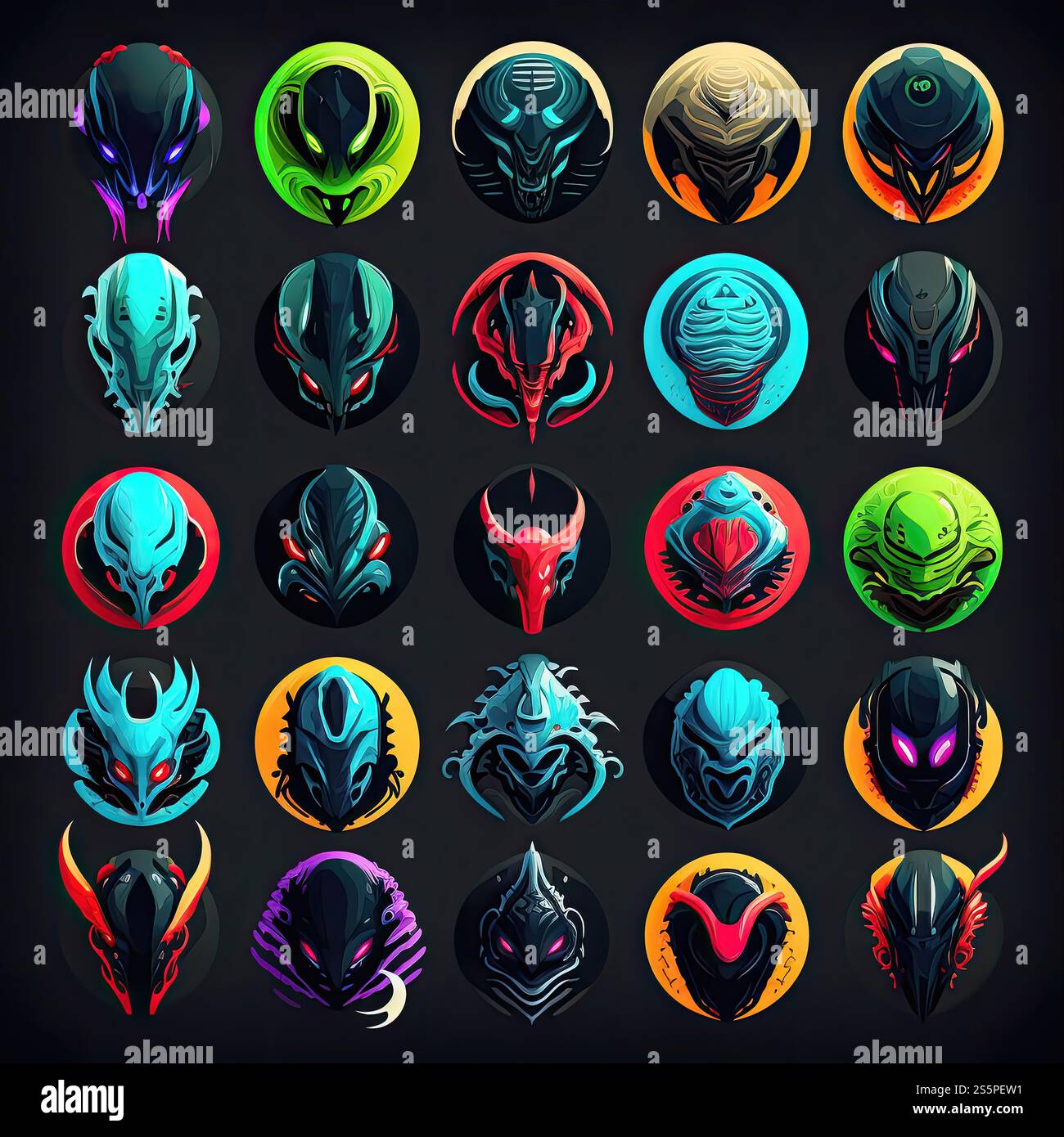 galaxy alien space avatar ai generated. ship cute, background icon ...