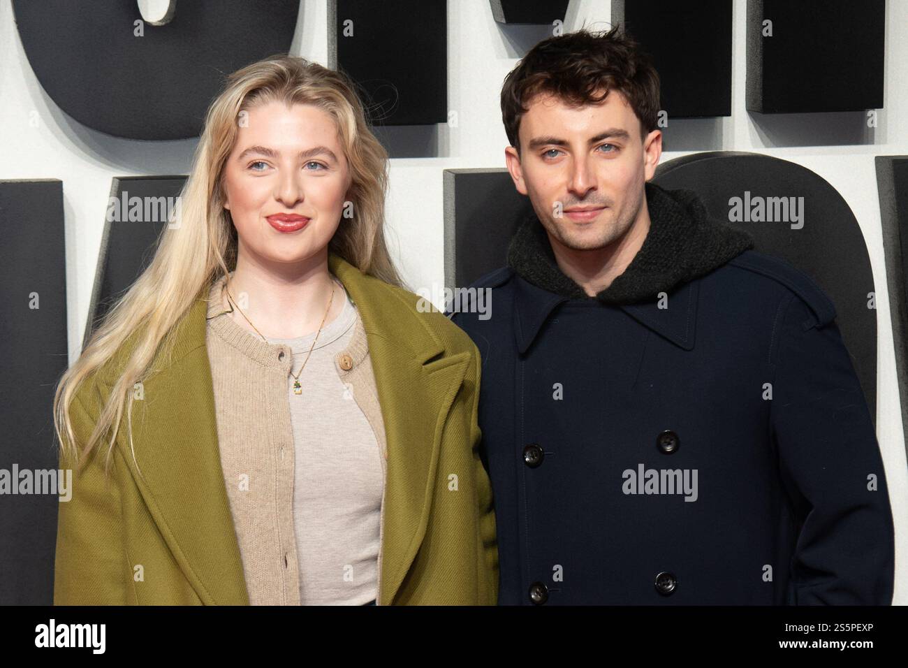 London, UK. 14 Jan, 2025. Pictured: Anais Gallagher and boyfriend ...