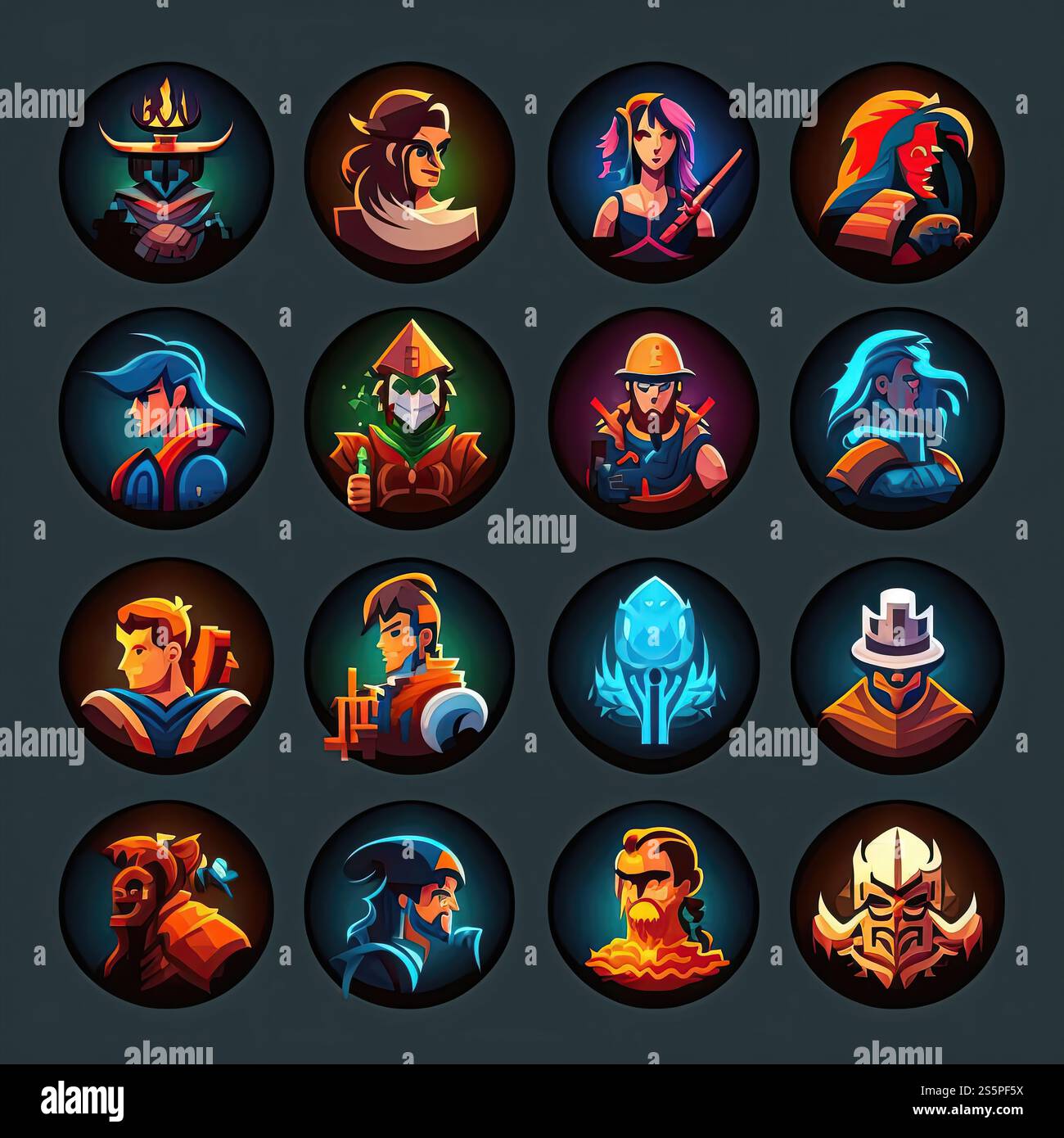 rpg fantasy character avatar ai generated. background magic, fairy ...